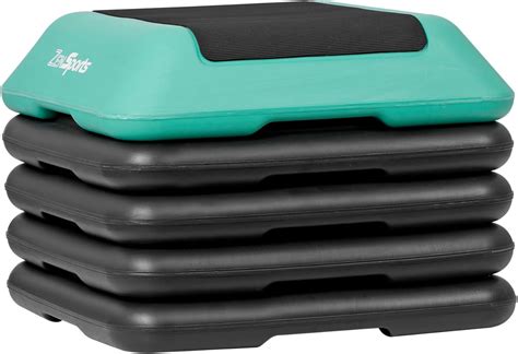Zeny 16 X 16 High Aerobic Step Aerobics Stepper Platform With 4