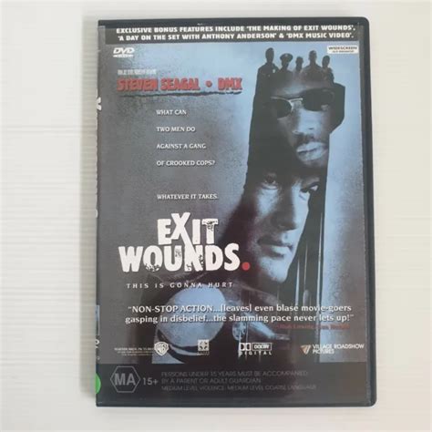 EXIT WOUNDS DVD Steven Seagal Region 4 Slimline Case 4 86 PicClick UK