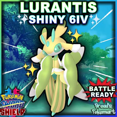 Ultra Shiny 6iv Lurantis Pokemon Sword And Shield Lv100 Etsy