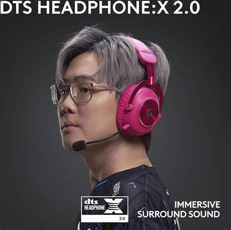 Logitech G Pro X 2 Lightspeed Wireless Gaming Headset Detachable Boom Mic Bluetooth Usb 3 5mm