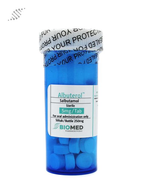 Albuterol Salbutamol 5mgtab Biomed