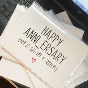 Funny Sex Happy Anniversary Card For Babefriend Babefriend Anniversary Gift Card For Him