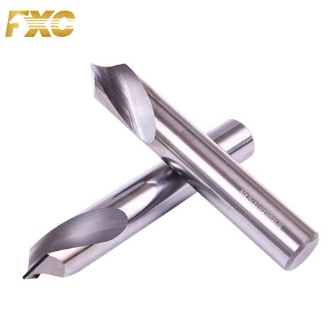 90 Degrees Carbide Cutter Solid Carbide Spot Drill Bits For Aluminum