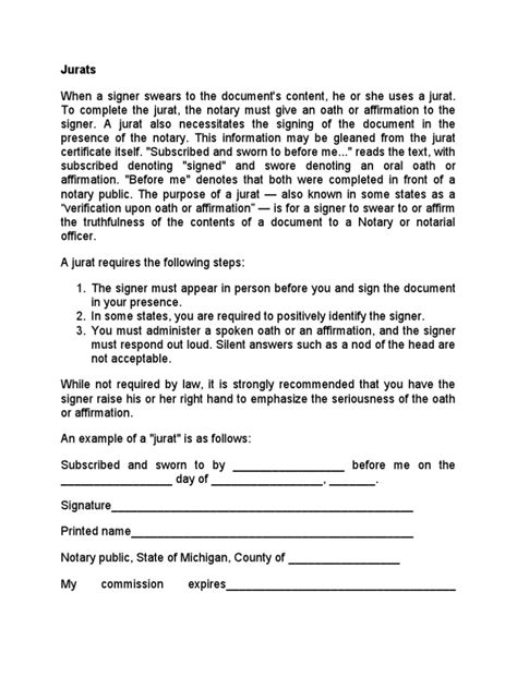 Jurat X Acknowledgment Pdf Notary Public Affidavit