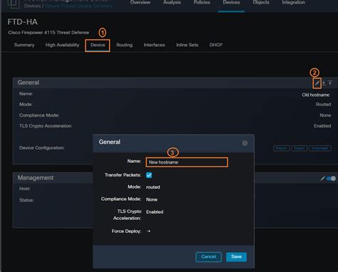Solved Rename The Secondary Standby Firewall In A High Availability