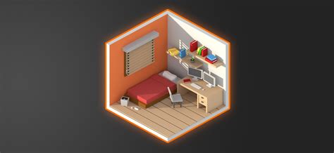 Blender Isometric Room Design Blendernation