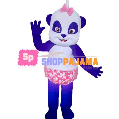Word Party Lulu The Panda Costume Mascot Costume