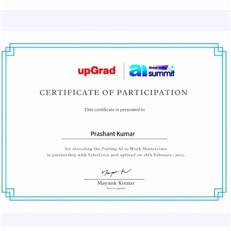 Salesforce Greatindiaaisummit Aiforbusiness Livenow Virtualsummit… Prashant Kumar