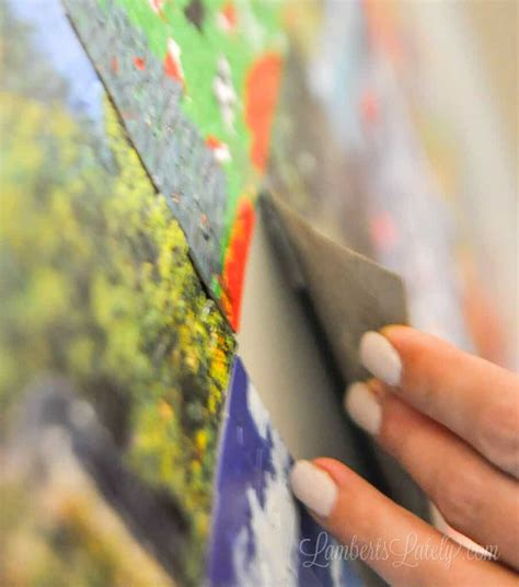 How To Glue A Puzzle Together And Hang Without A Frame Lamberts Lately