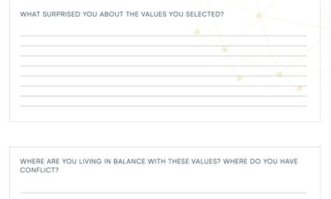 Core Values Organizer Personal Growth Planner For Goal Setting And Life Alignment Etsy