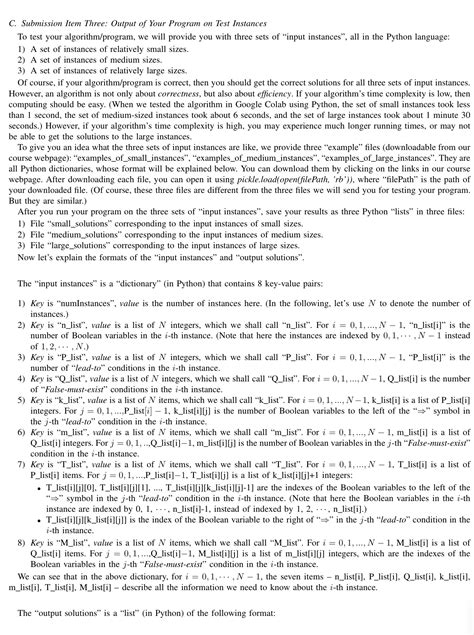 Solved Project Of Algorithms On Condition Satisfiability I