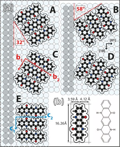 Bjnano Directed Growth Of Quinacridone Chains On The Vicinal Ag35 1 1 Surface