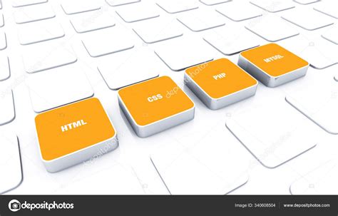 Pads Orange Html Css Php Mysql Stock Photo PantherMediaSeller 340608504