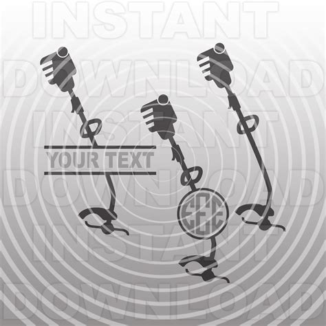 Weed Trimmer SVG File String Trimmer Svg Lawn Care String Edger SVG Vector Art Commercial