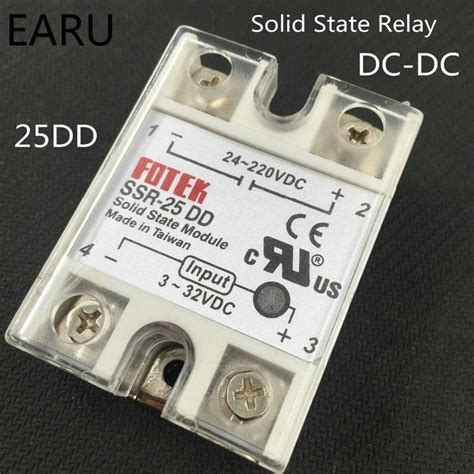 Wholesale Ssr 25dd Solid State Module Relay 25a Dc 5 60v