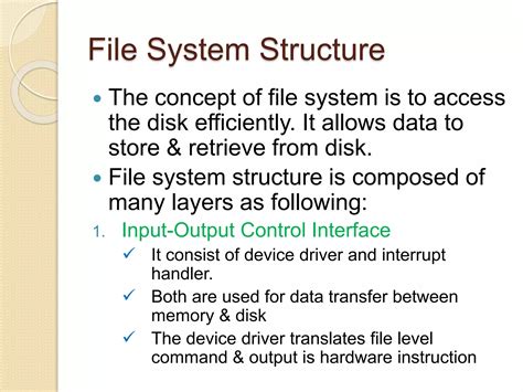 File Management In Operating System PPTX