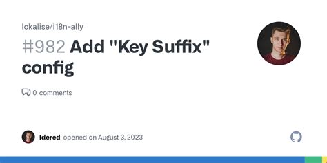 add key suffix config · issue 982 · lokalise i18n ally · github