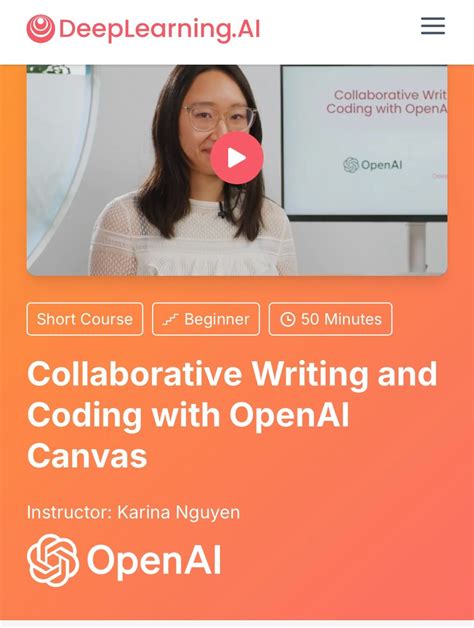 Melisa Sever On Linkedin Deeplearningai Openai Canvas Coding