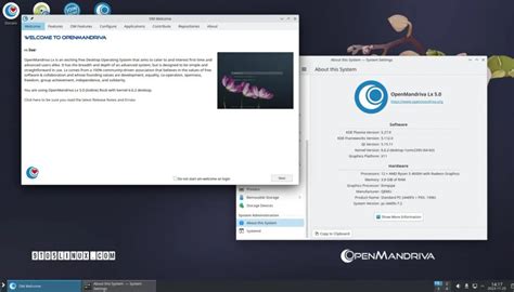 openmandriva lx 5 0 作为最后一个 kde plasma 5 版本发布，由 linux 6 6 lts 支持