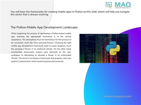 ppt a detailed overview the rise of python in mobile app development