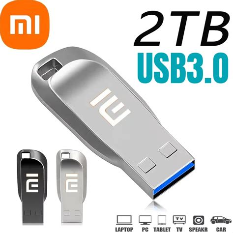 XIAOMI Flash Drives TB Usb Mini High Speed Metal Pendrive TB GB Stick Portable Png