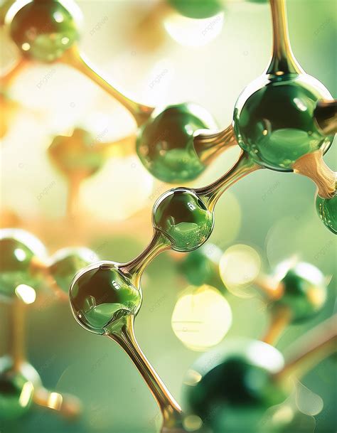 Green Molecular Structure Background Wallpaper Image For Free Download Pngtree