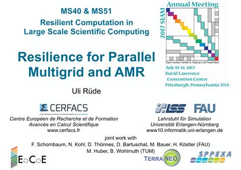 Pdf Resilience For Parallel Multigrid And Adaptive Mesh Refinement