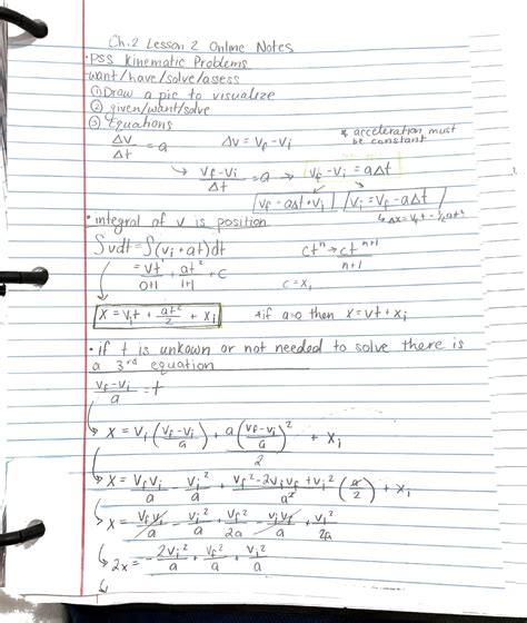 Notes 4 Physics Mechanics PHYS 2A Studocu