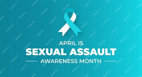 Premium Vector Sexual Assault Awareness Month Background Or Banner