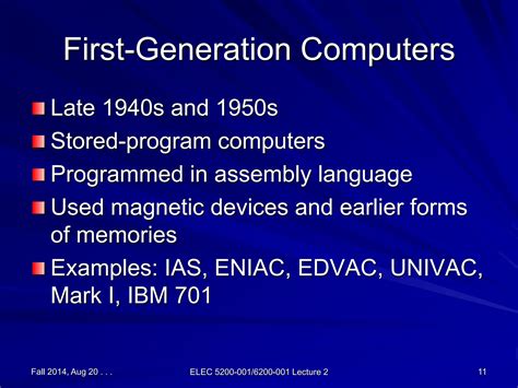 Lec2 History About Von Neumann Architecture Ppt Computing Technology And Computing