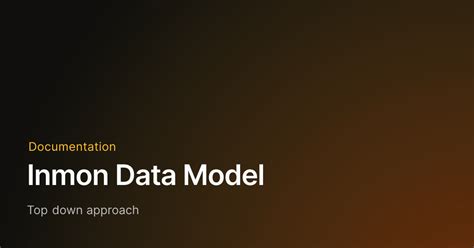 Inmon Data Model Rajanand