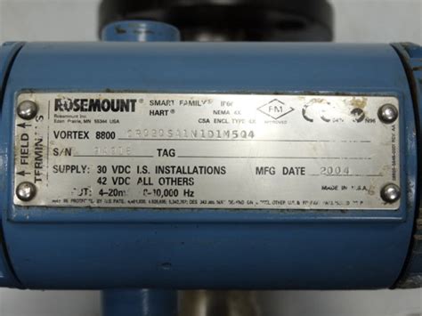 Rosemount 8800 Cr020sa1n1d1m504 Flow Meter