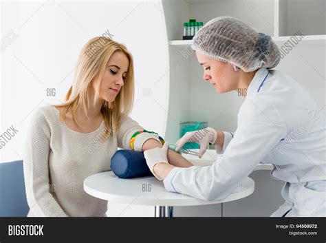 Blood Test Vein Image Photo Free Trial Bigstock