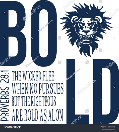 Proverbs 28 1 Svg Photos Images And Pictures Shutterstock