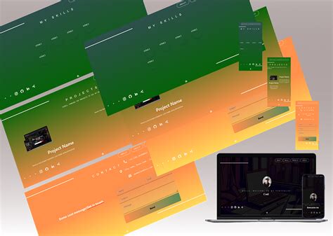Programmer Portfolio Template By Rennan Silva On Dribbble