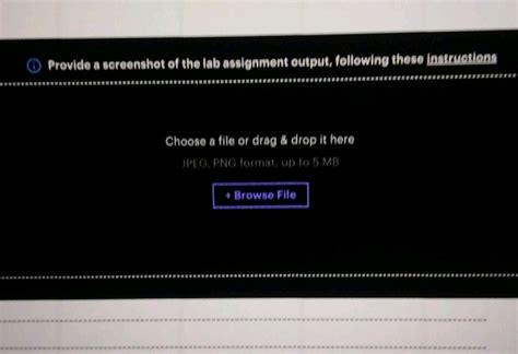 Provide A Screenshot Of The Lab Assignment Studyx Provide A Screenshot Of The Lab Assignment Studyx