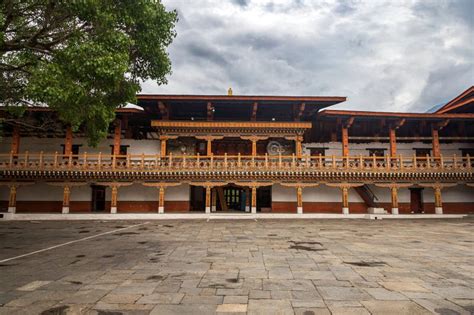 View Of An Interior Of A Monastery Stock Image Image Of Bhutan Landmark 285778259