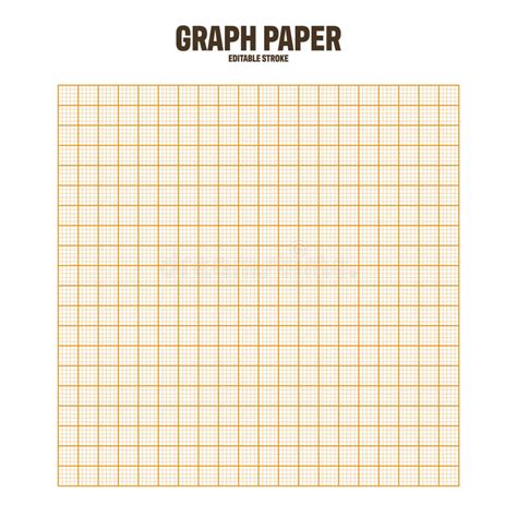 Sheet Of Graph Paper With Grid Millimeter Paper Texture Geometric Pattern Stock Vector