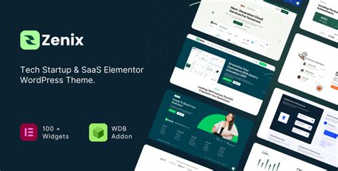Zenix V50 Tech Startup And Saas Elementor Wordpress Theme Nullmart