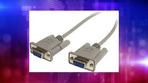 25 Ft Cross Wired Db9 Serial Null Modem Cable F F 25ft Db9 Null Modem Cable