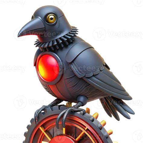 Wonderful Contemporary A Steampunk Automaton In The Shape Of A Raven