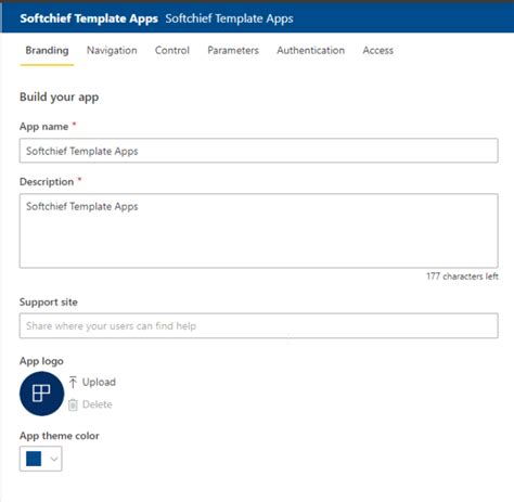 configure template apps for power bi easily softchief learn