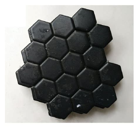 A A Building Ceramic Composite Sample With A Layered And Staggered