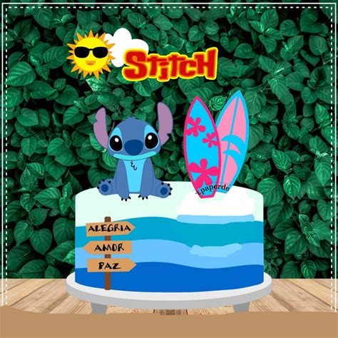 Arquivo Corte Topo Topo Stitch STUDIO Elo7 Produtos Especiais