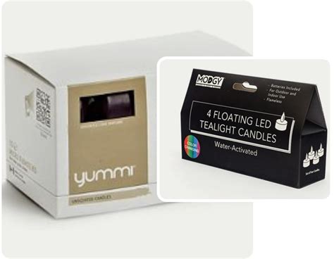 Custom Floating Candle Boxes Free Shipping Fastest Turnaround Free Design Assistance