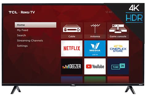 TCL Class Series K UHD HDR Roku Smart TV S CA TCL Canada