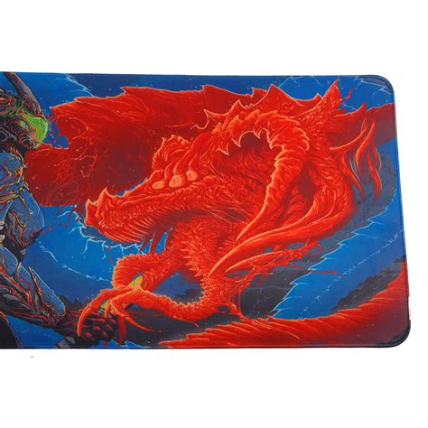 Професионална подложка за мишка за играчи, дракон, 90х40см, рисунка Е ...