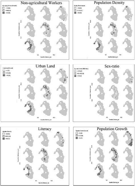 conditional mapping for measuring spatial clustering of factors for