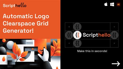 Scripthello Logo Clearspace Grid Generator Adobe Illustrator Script