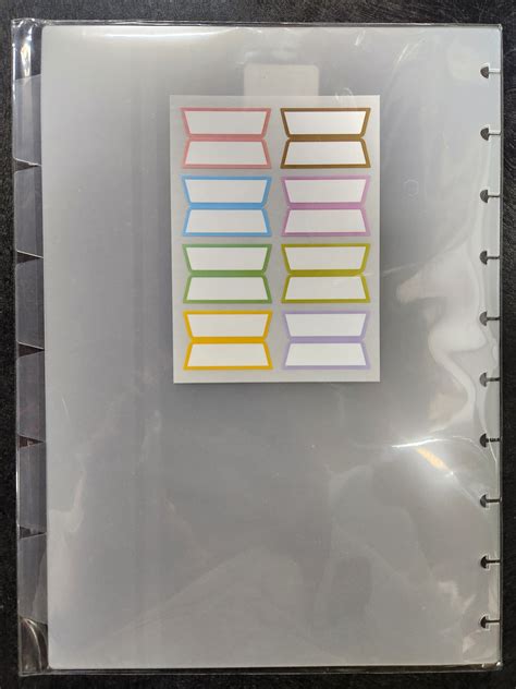 Plastic Index Divider The Perfect Notebook